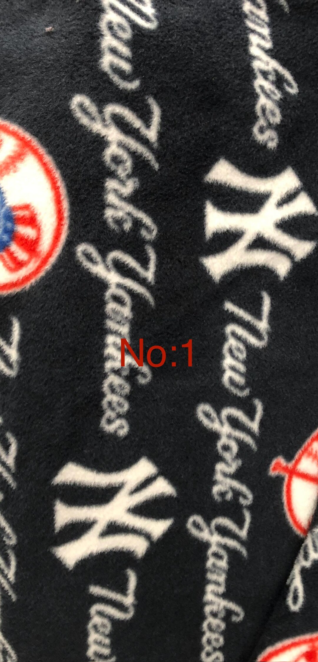 New York Yankees Fleece Fabric / NFL Fleece Fabric / Sold by the Yard ...