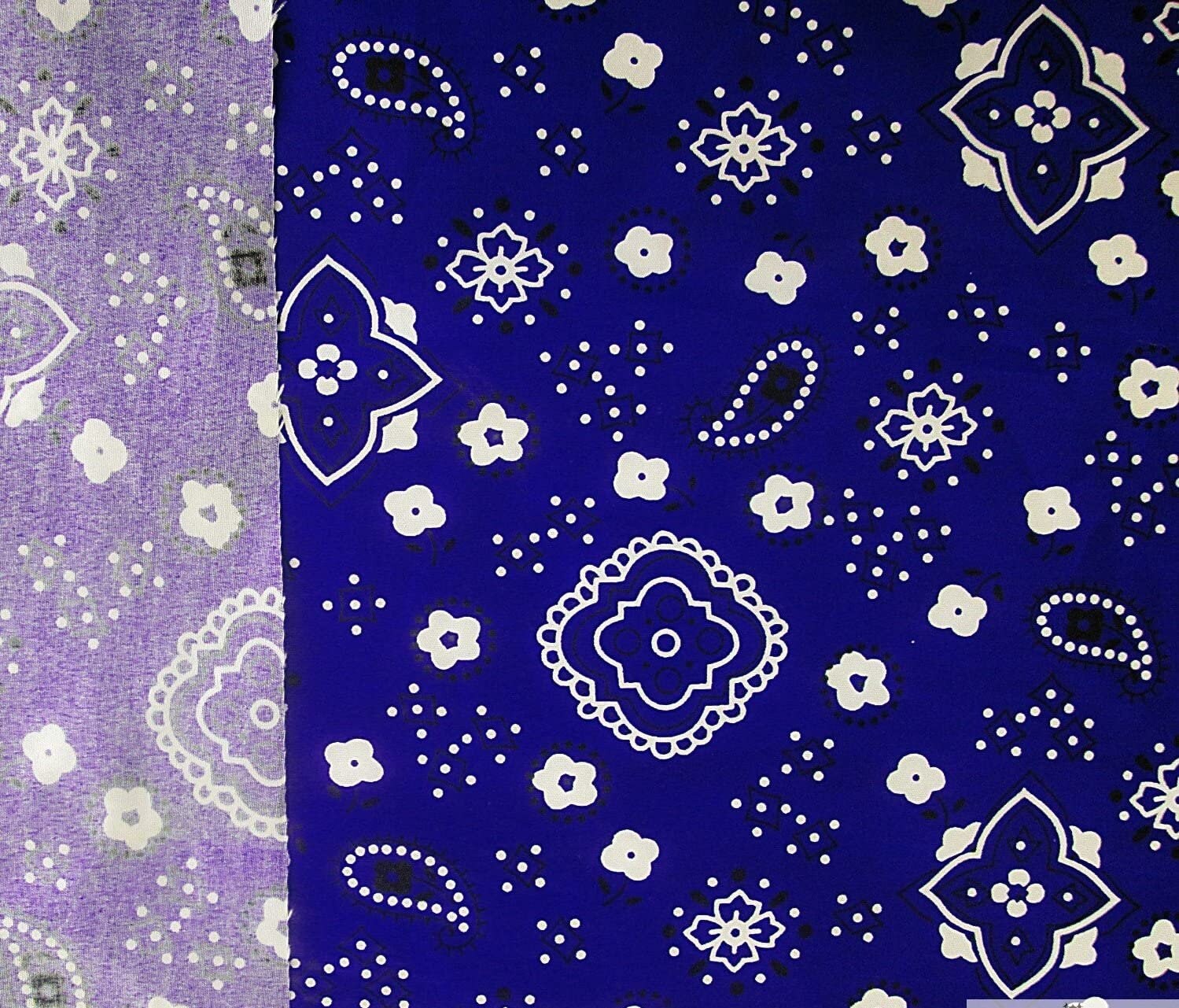 Bandana Fabric / Poly Cotton Print / 60 Wide / Sold by | Etsy