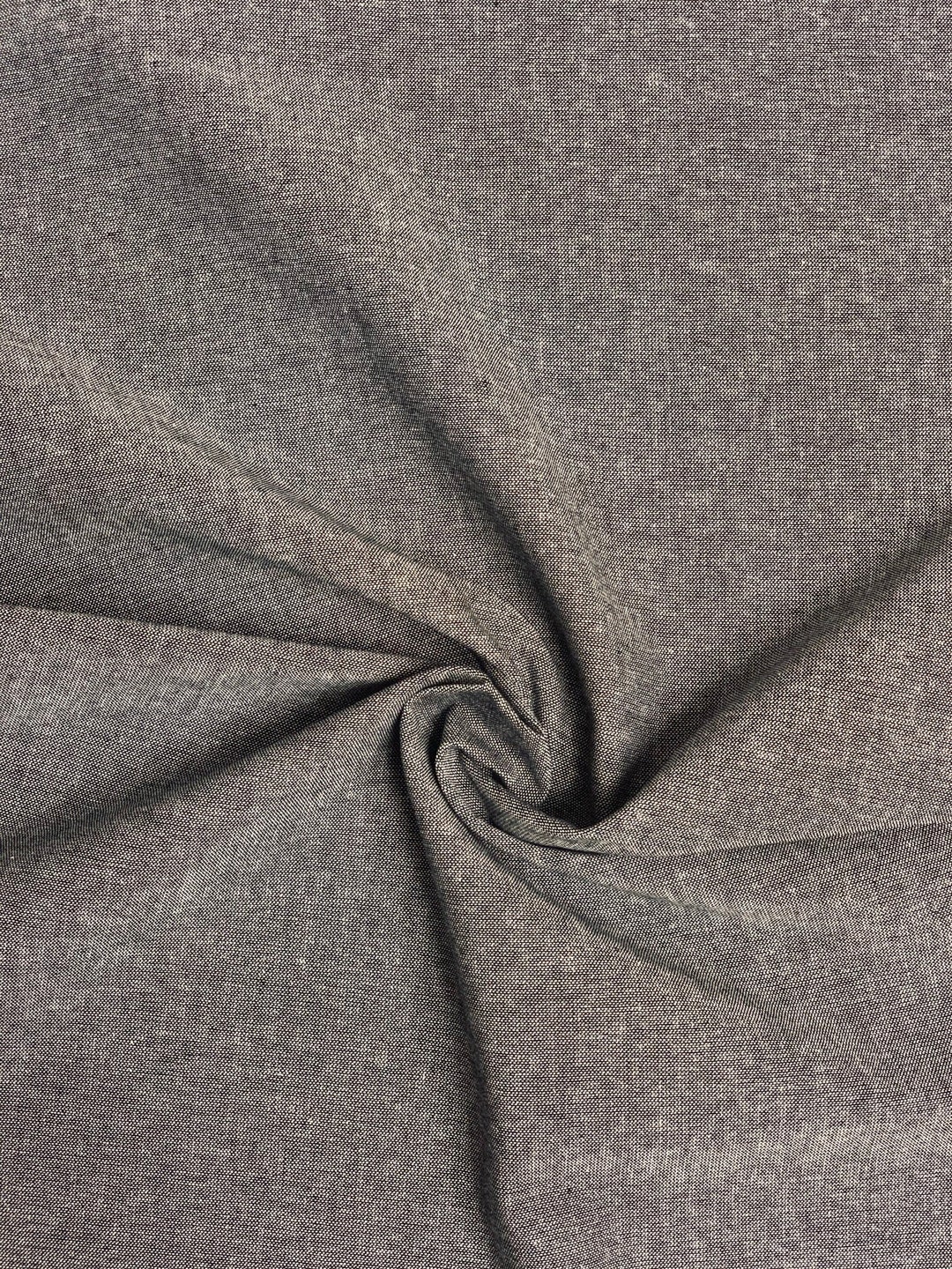 Chambray Denim Fabric - Charcoal Denim - %100 Cotton - 58" Wide ...