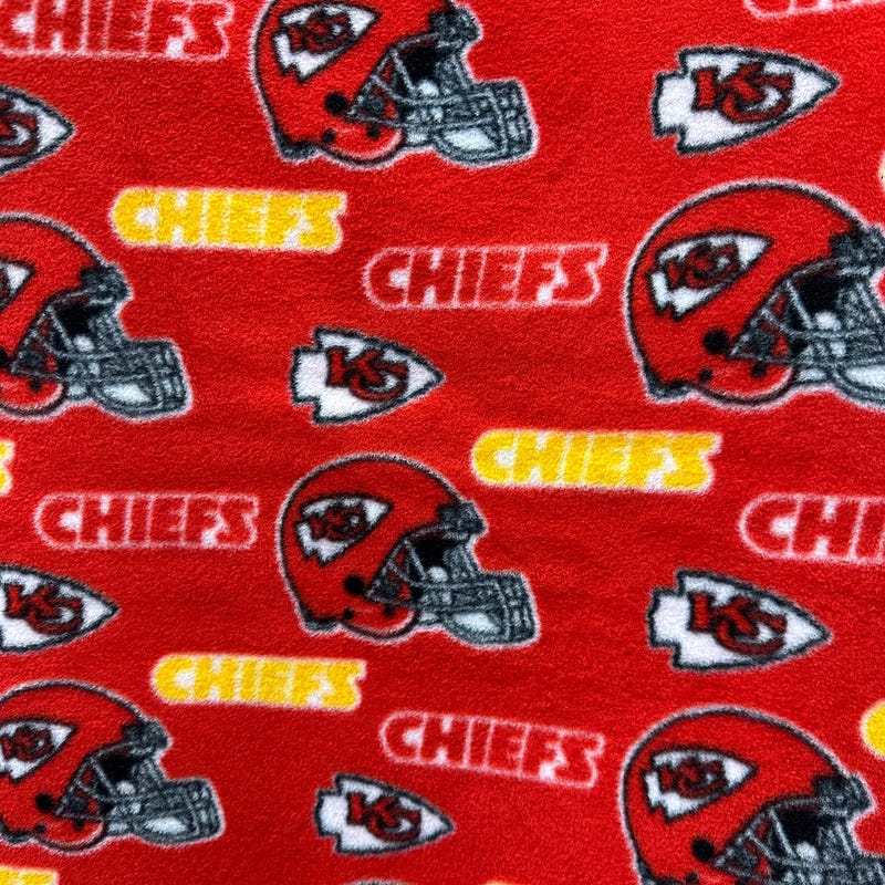 Kansas City Chiefs Fabric - Etsy
