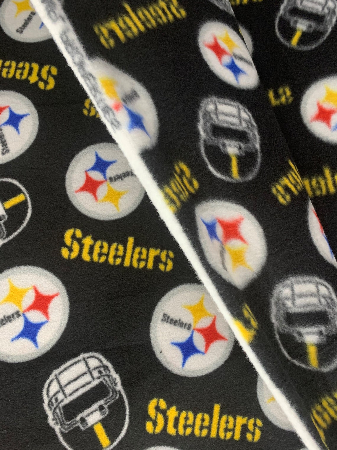 Steelers Fleece Fabric/pittsburgh Steelers NFL Fleece Fabric/ - Etsy ...