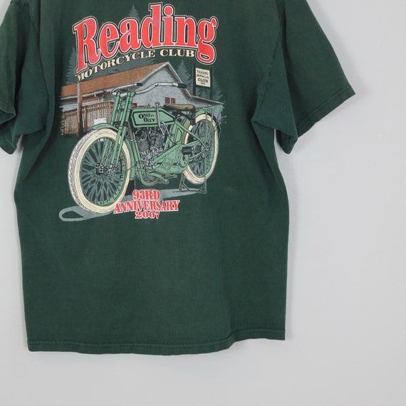 Vintage 2000s Reading Motorcycle Club Graphic T-Shirt… - Gem