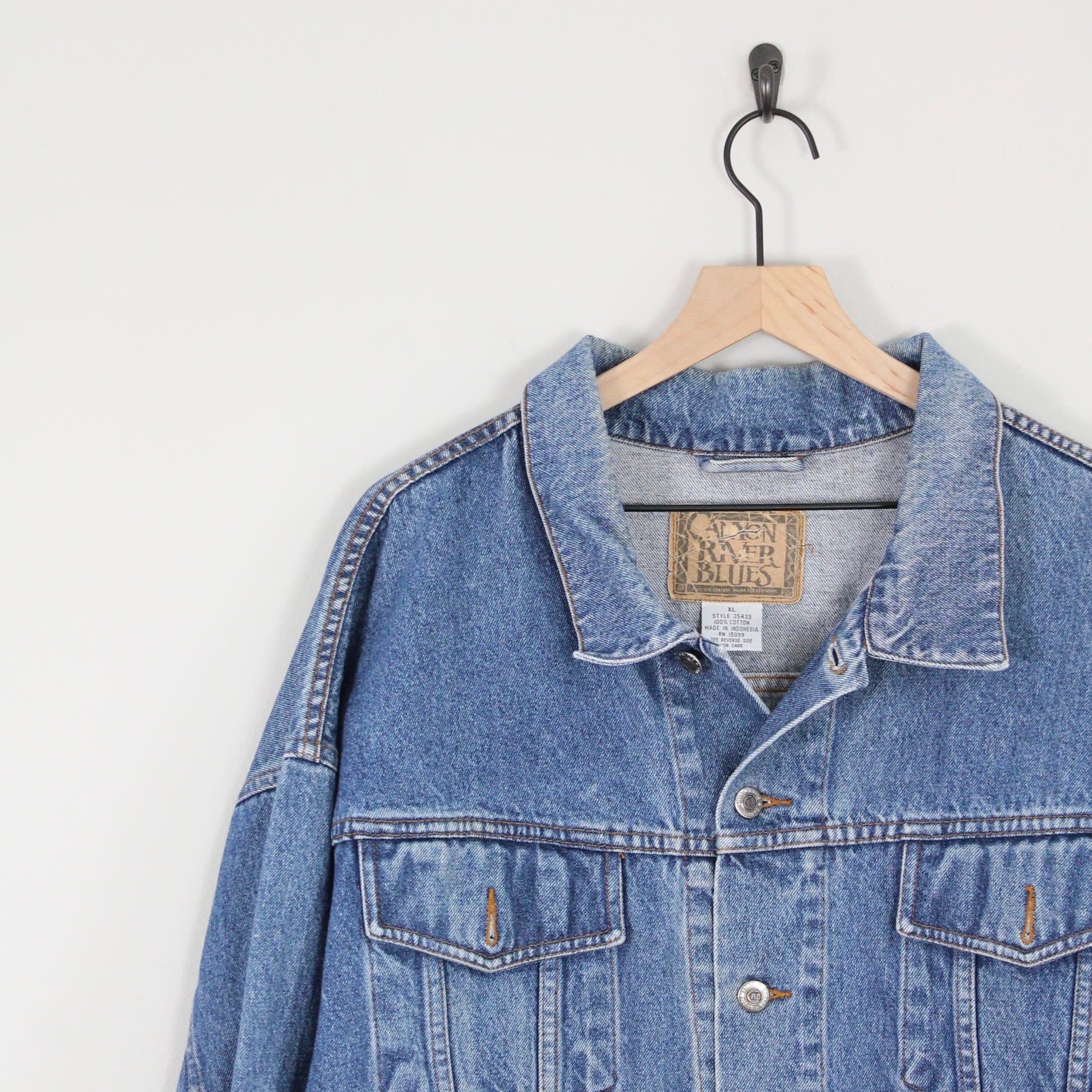 Hand Painted Vintage Denim Jacket Saguaro National Park - Etsy