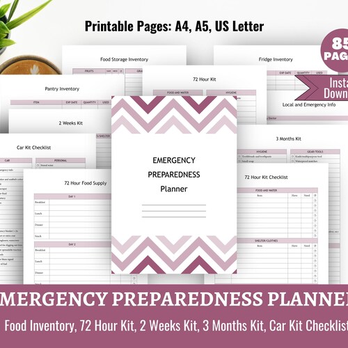 Food Storage & Emergency Preparedness Workbook - Etsy