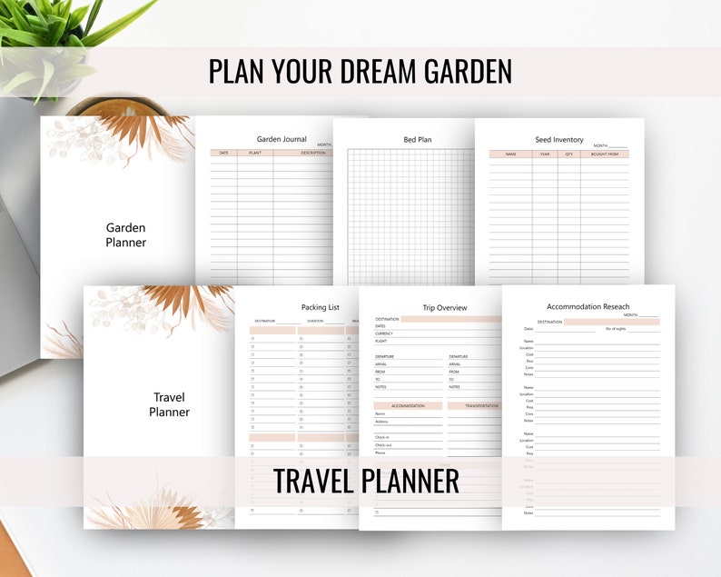 Home Management Printable Planner Productivity Planner for - Etsy