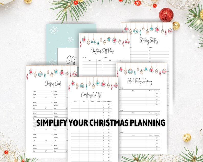 Christmas Planner, Christmas Printables, Holiday Planner, Printable ...