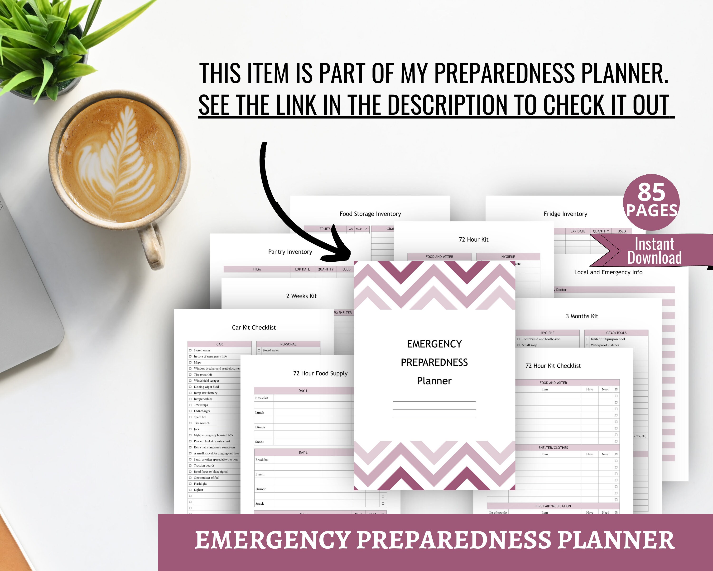 Pantry Organization, Prepper Printable Inserts for Happy Planner - Etsy