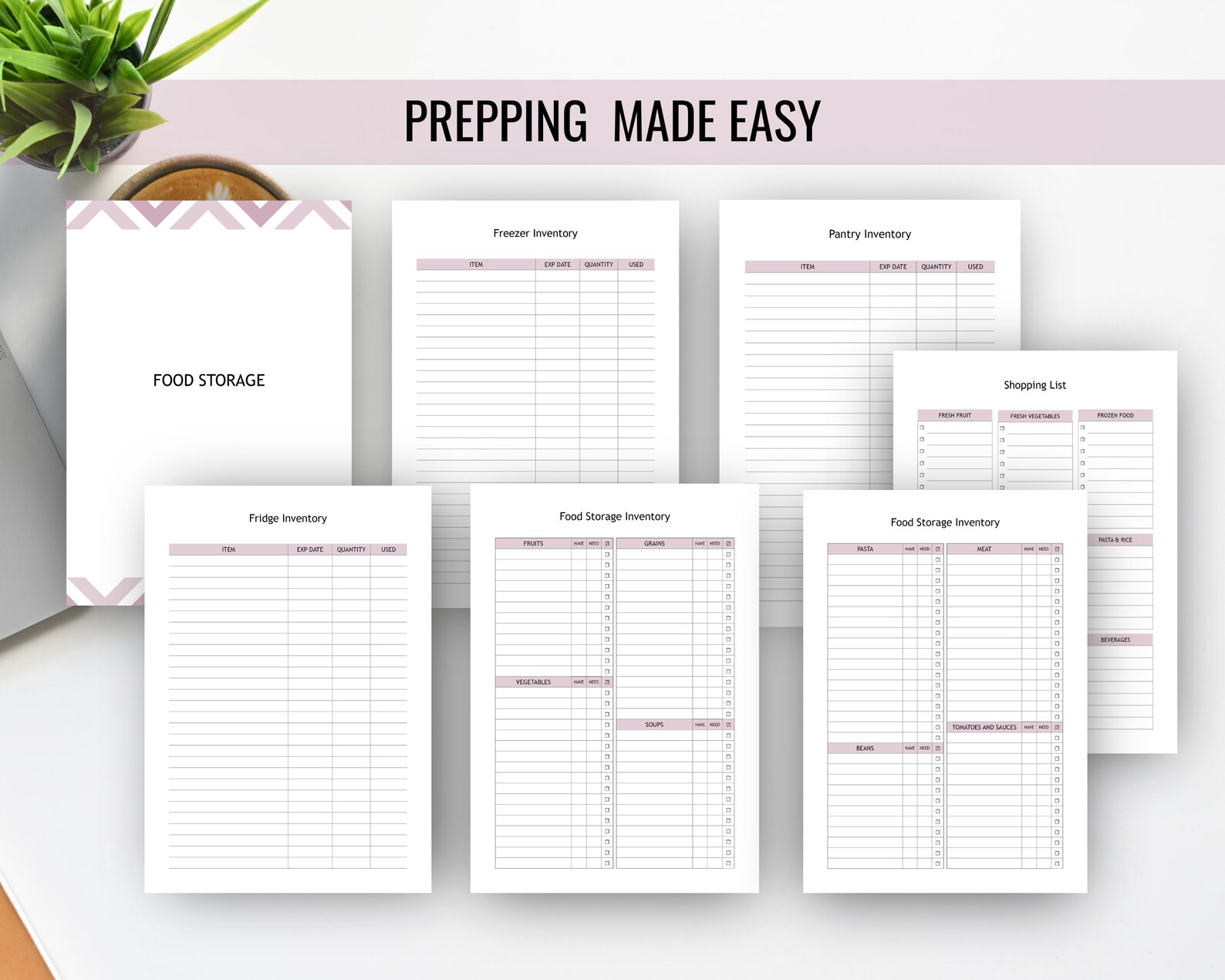 Prepper Binder Emergency Preparedness Planner Food Storage - Etsy
