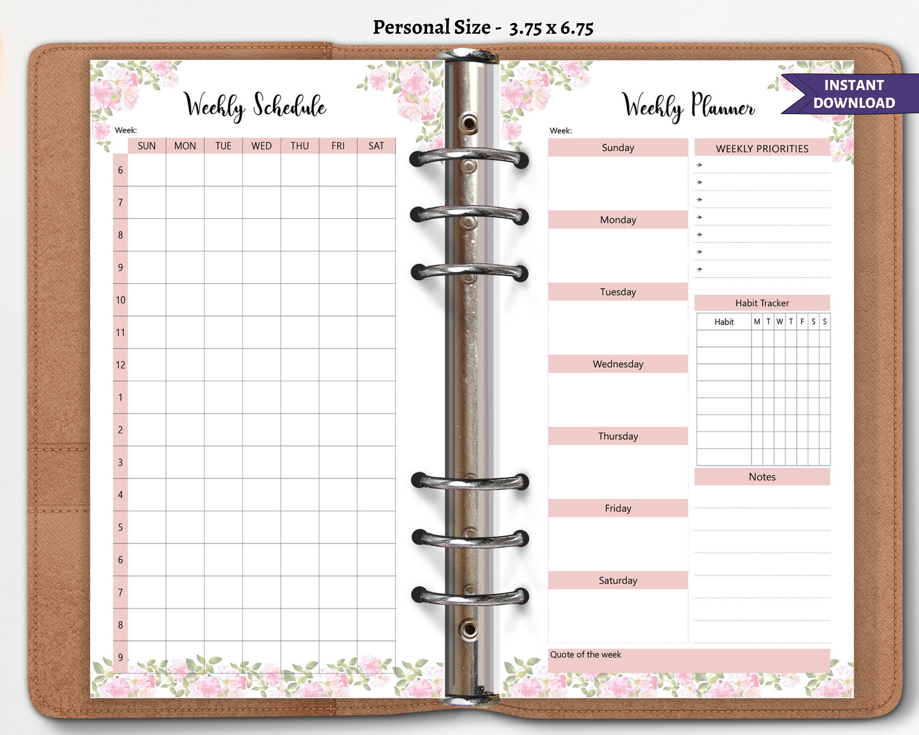 Planner Essentials Personal Planner Size Etsy planner-essentials-personal-planner-size-etsy