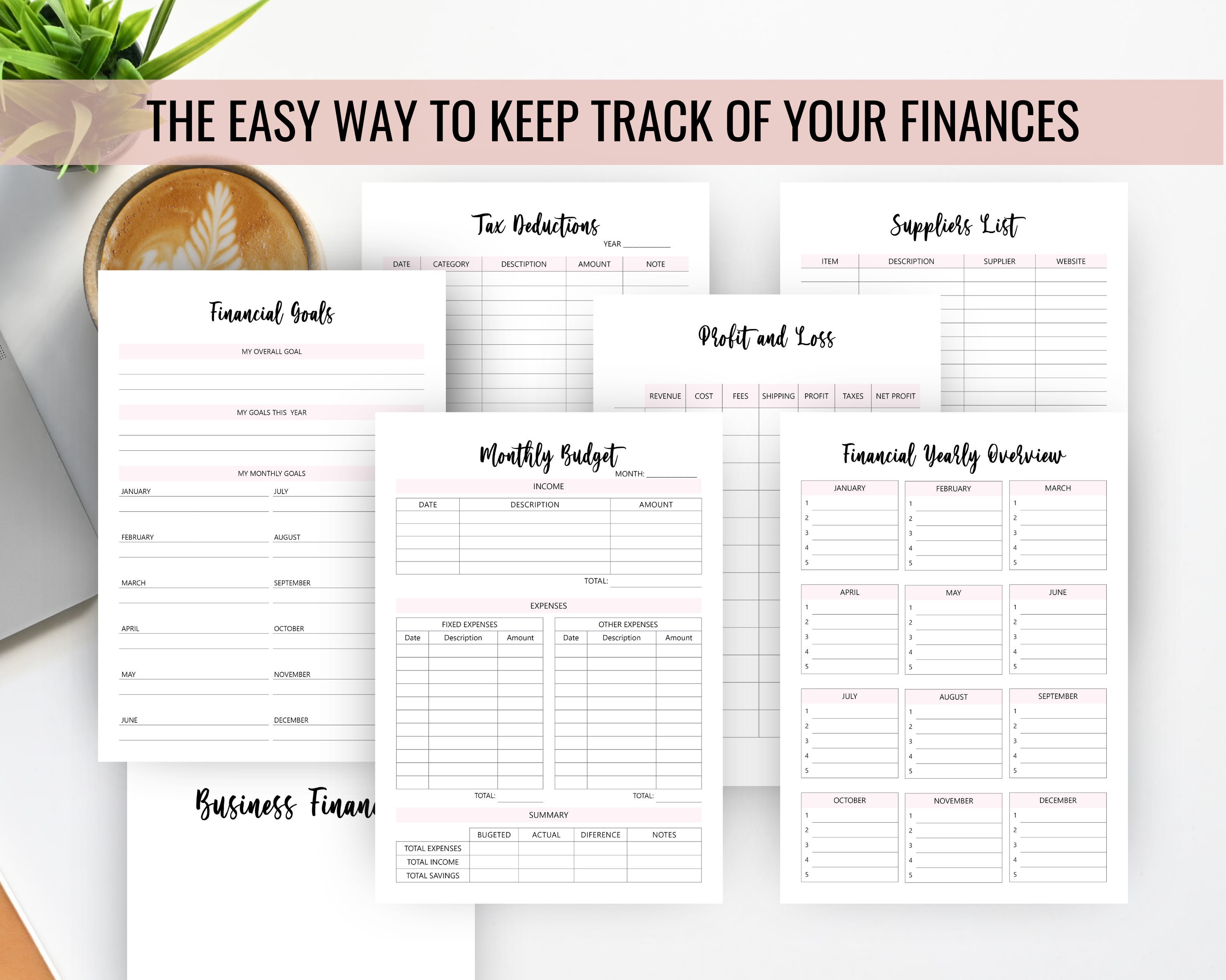 Ultimate Business Planner Small Business Organizer Home - Etsy
