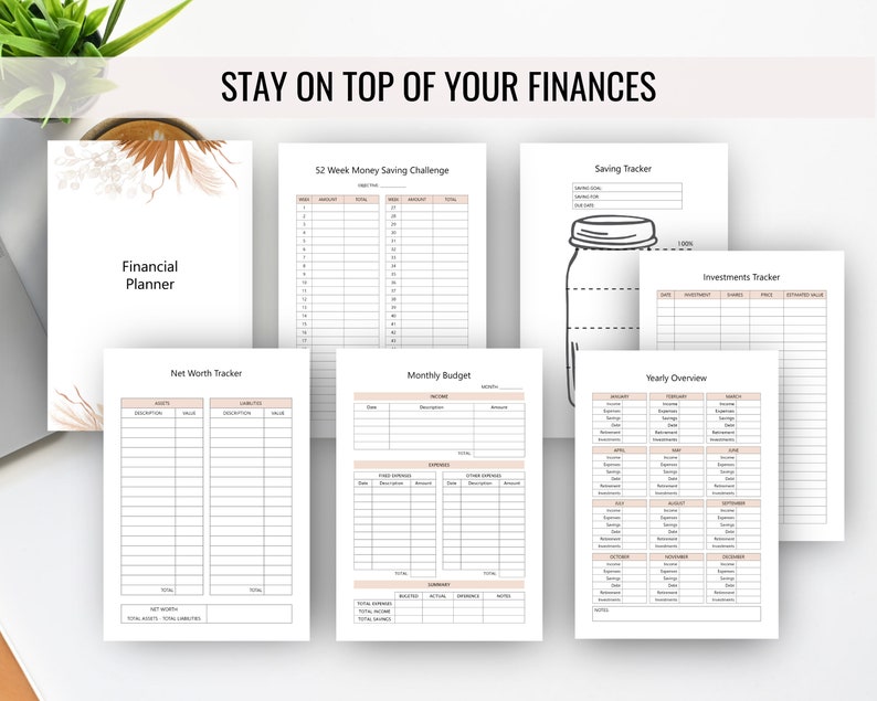 Home Management Printable Planner Productivity Planner for - Etsy