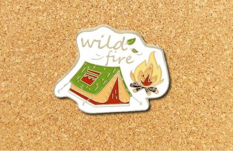 Wildfire Enamel Pin Disaster Enamel Pins - Etsy