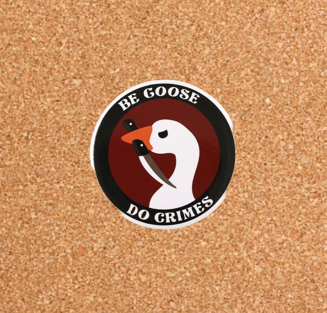 Killer Goose Enamel Pin | Cute Pin From ROFLPINS - Etsy