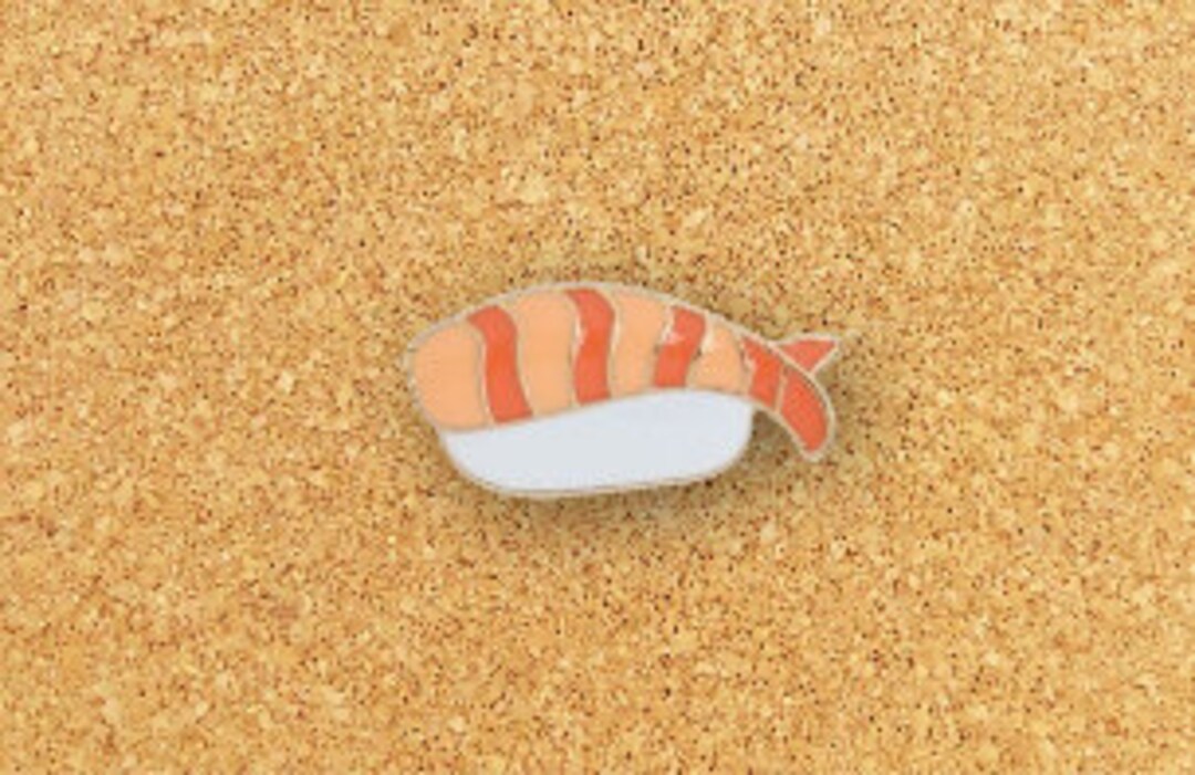 Ebi Sushi ENAMEL PIN | Cute Enamel Pins | Pins for Backpack, Pins for ...