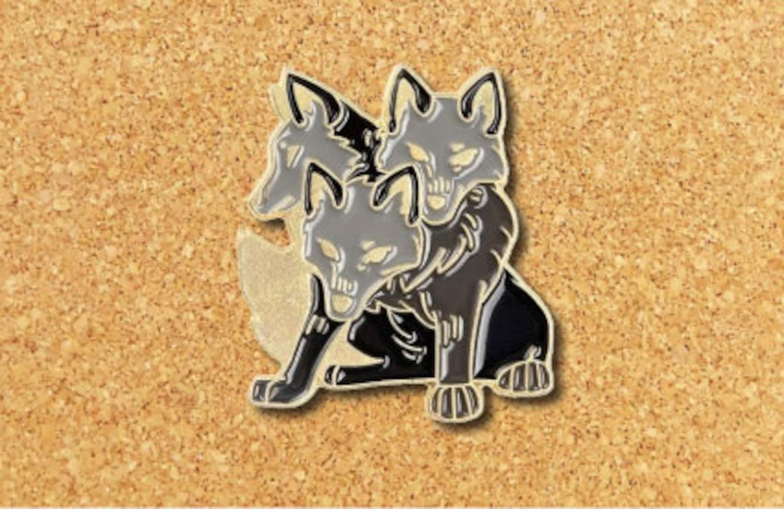Wolves Pin Cute Enamel Pins | Etsy