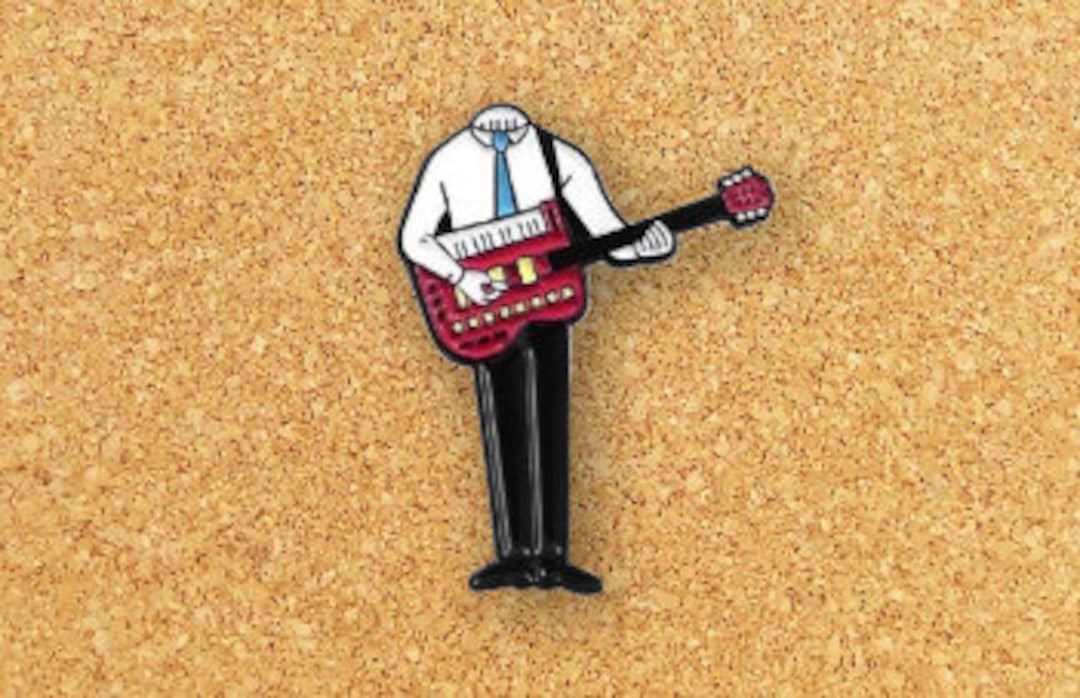 Rock and Roll ENAMEL PIN | Cute Enamel Pin | Pins for Backpack, Pins ...