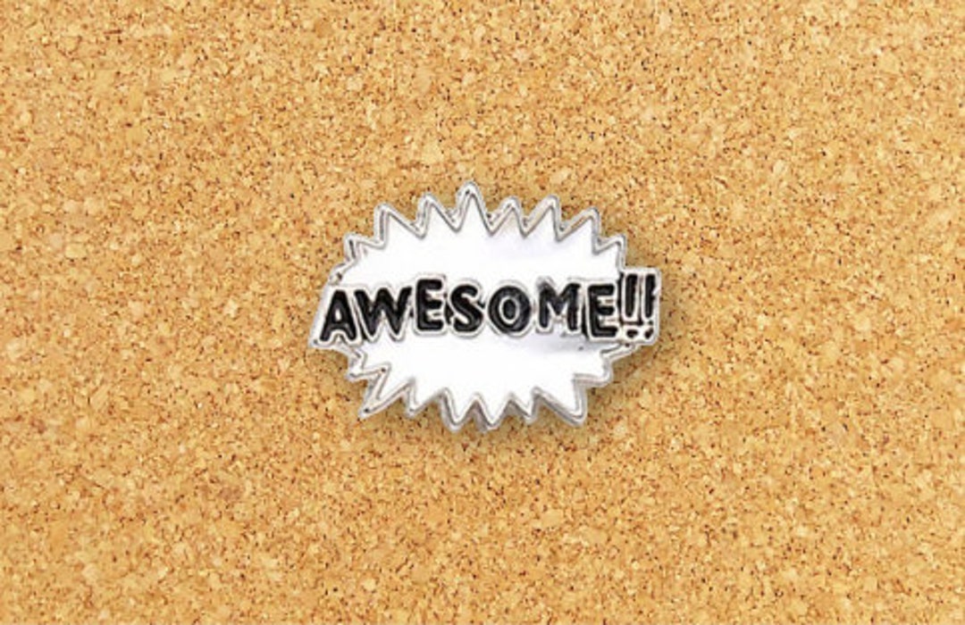 Awesome Pin | Enamel Pin | Cute Pin | Pin for Backpack, Pin for Jacket ...