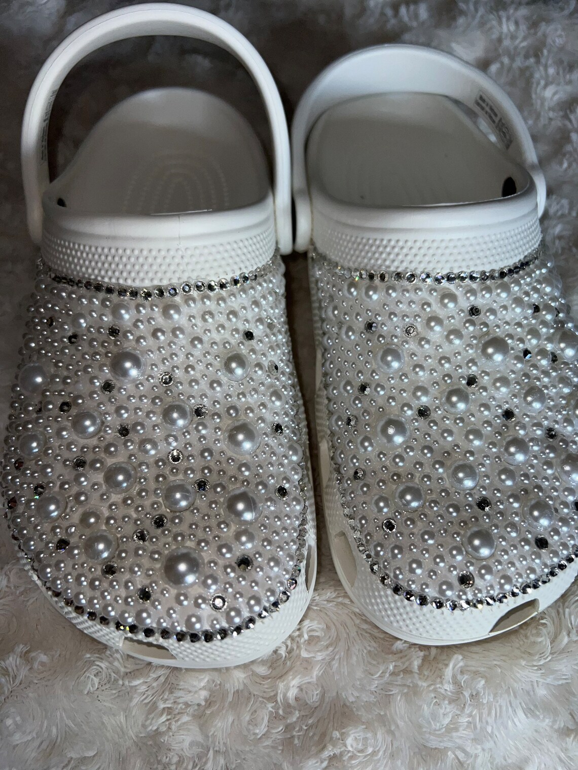 Wedding Shoe/wedding Crocs/ Crocs/ Croc Slides/custom Crocs / Bling ...