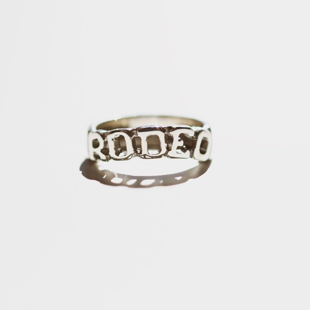RODEO Sterling Silver Ring - Western Ring - Etsy