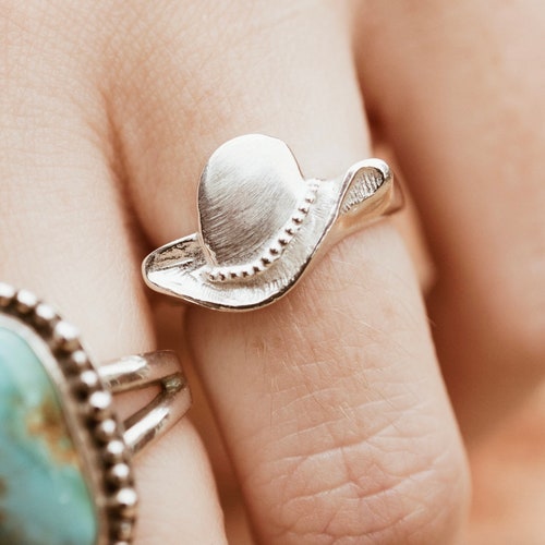 Cowboy Hat Ring Custom Personalize Ring Custom Ring - Etsy