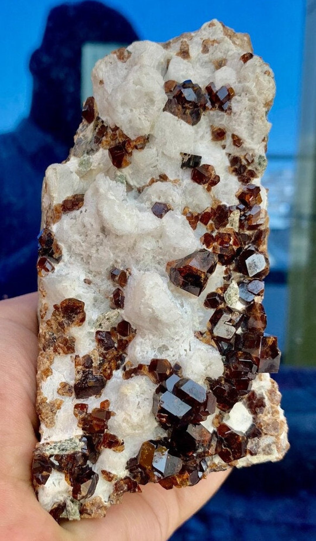 852 Gram. Garnet, Garnet Crystal, Feldspar, Very Beautiful and ...