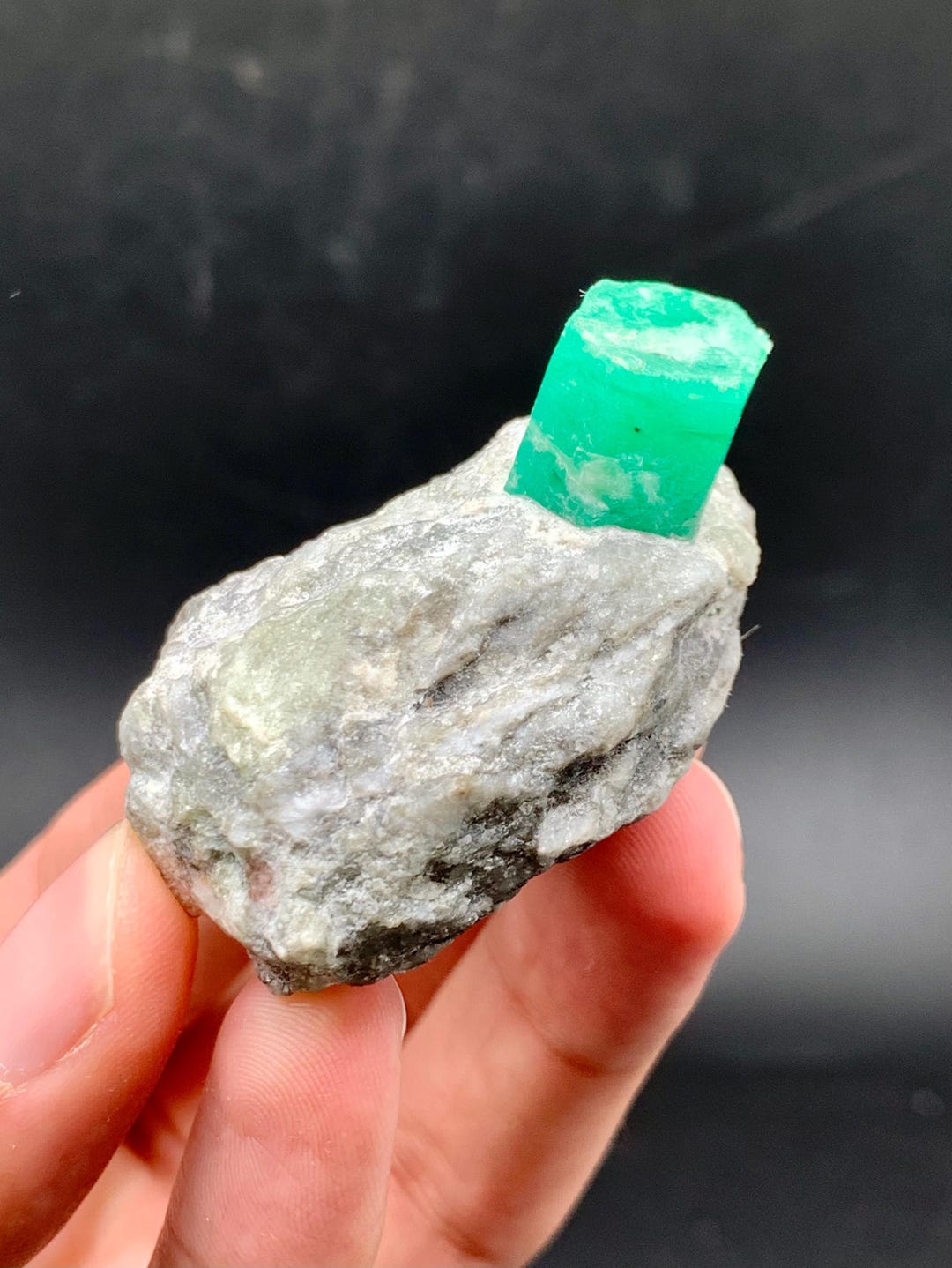 55 Gram Emerald, Emerald Specimen Terminated Natural Green Emerald ...