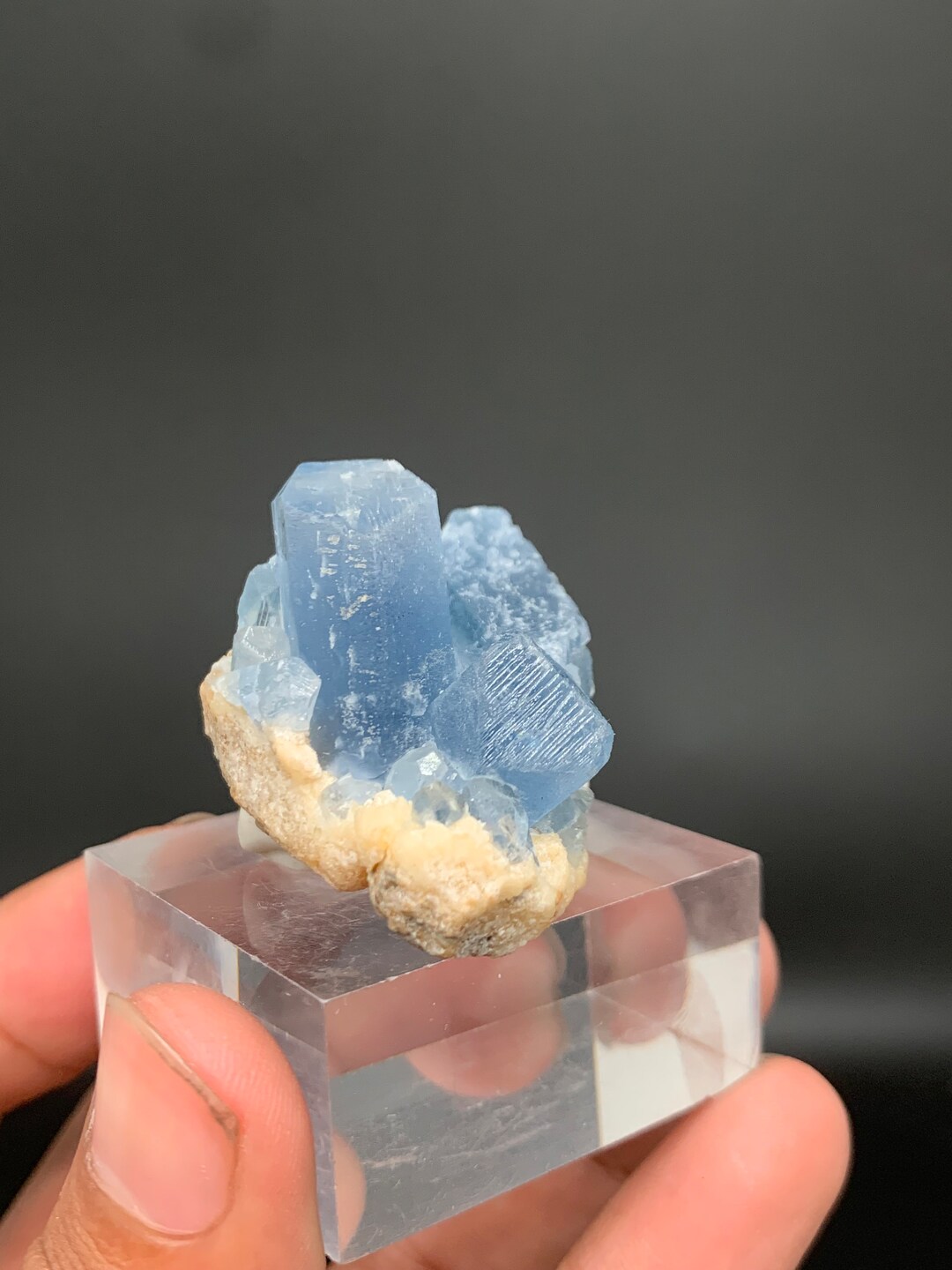 Natural Blue Color Celestine Crystals Cluster, Celestine Crystal ...