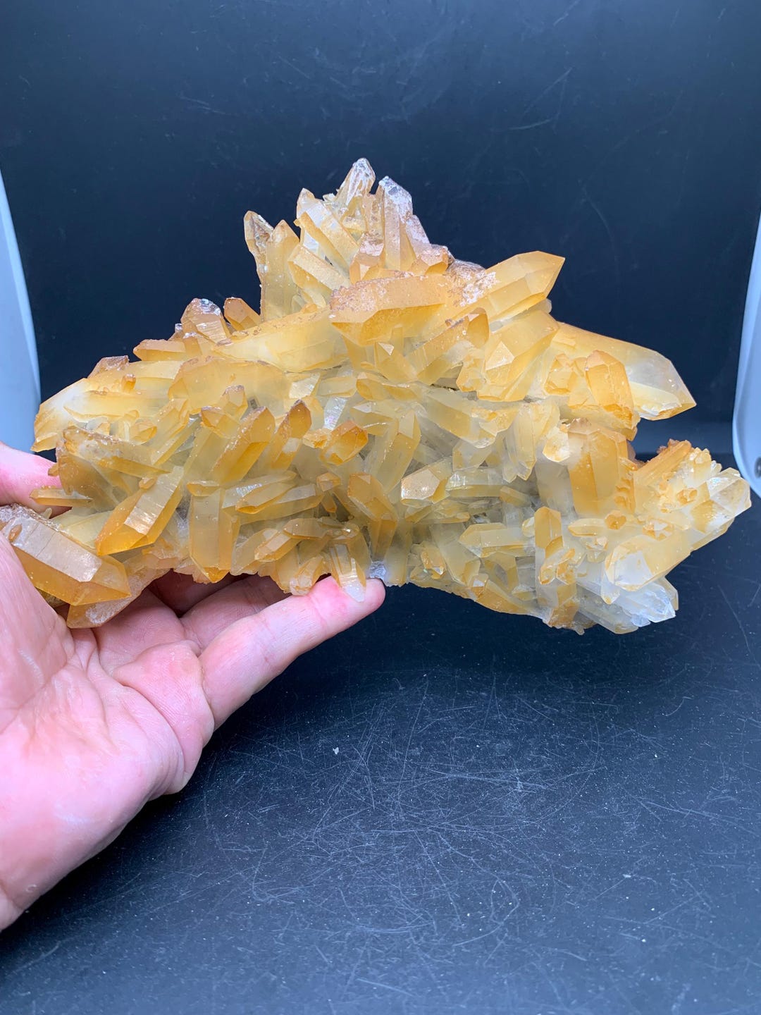 950 Gram Natural Quartz Cluster With Very Perfect Points of Quartz ...