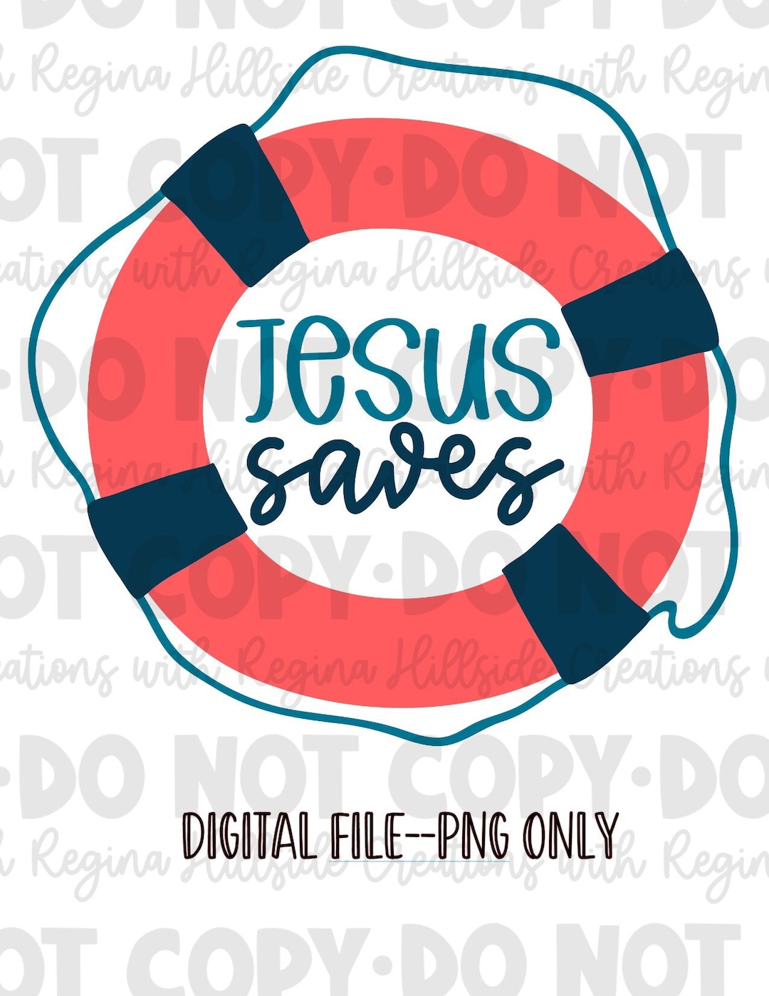 Jesus Saves Life Float Digital Download--png, Sublimation, DTF ...