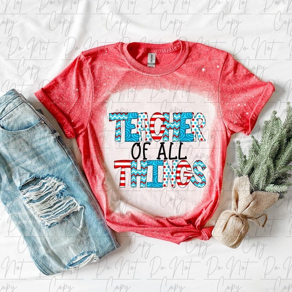 Teacher of All Things Tshirt - Etsy