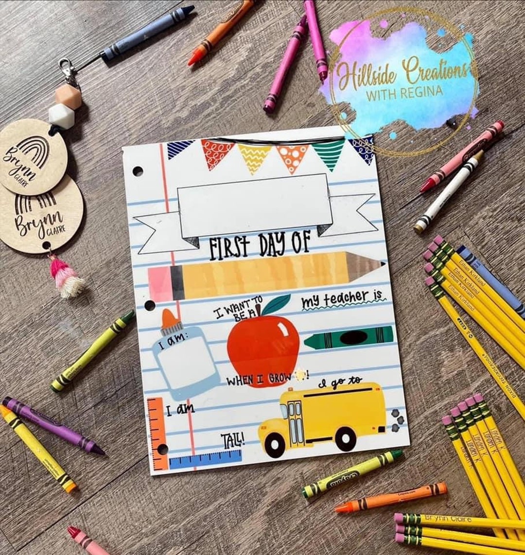 Personalized Back to School Dry Erase Board - Etsy