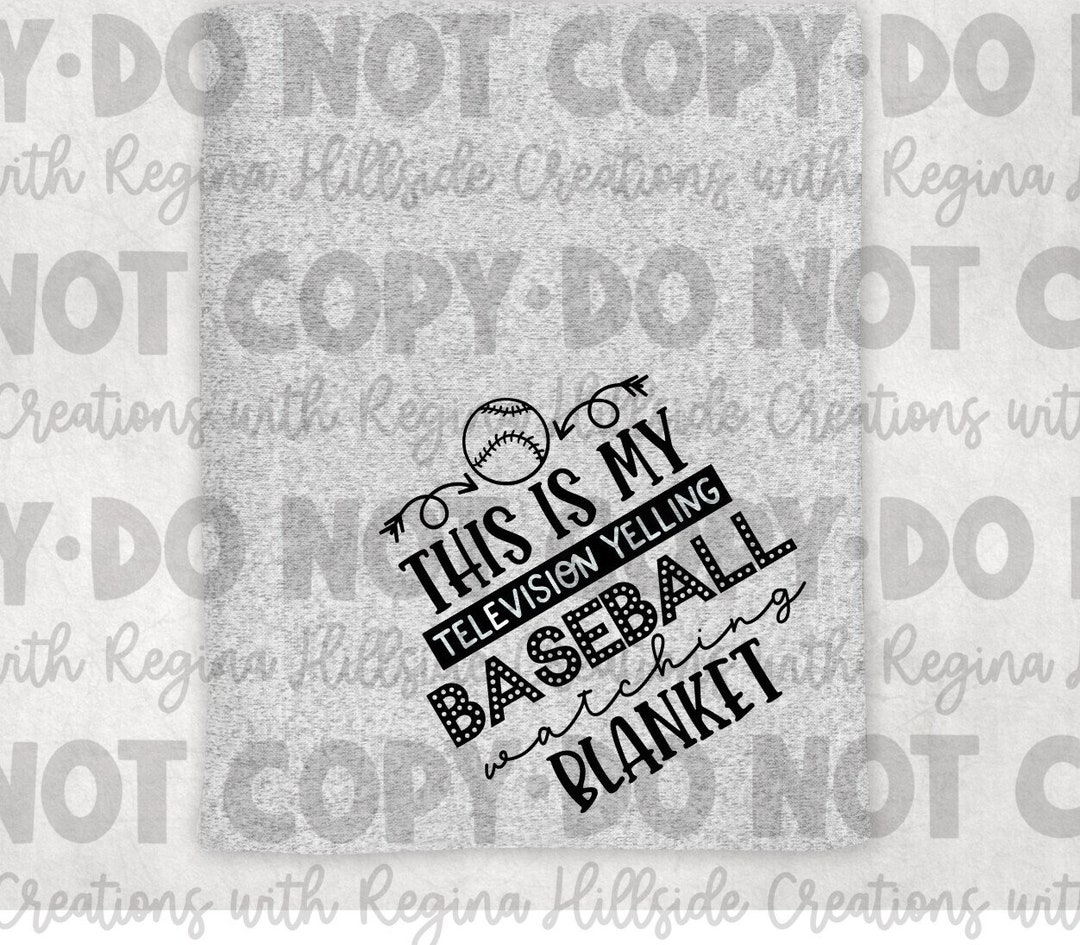 This is My Television Yelling Baseball Watching Blanket Sweater Blanket ...