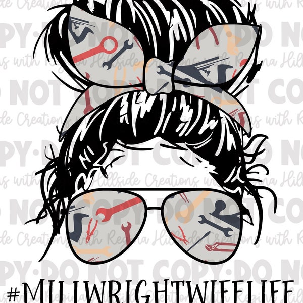 Millwright Wife Decals - Etsy