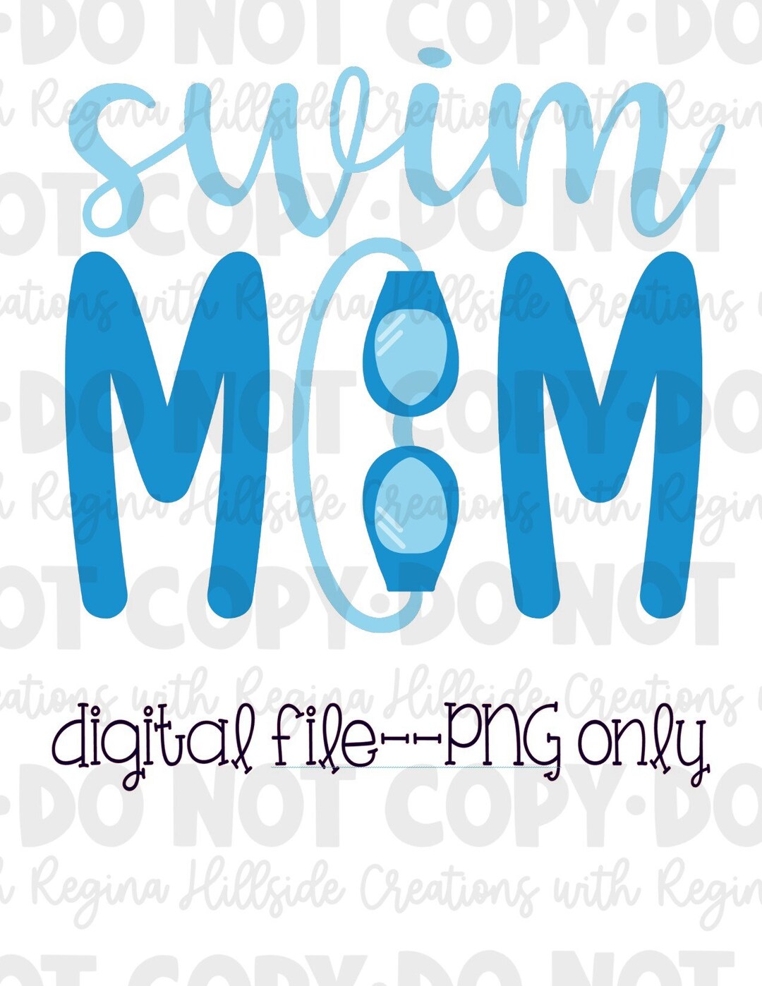 Swim Mom Goggles--swimming--swim Life--summer--digital Download--png - Etsy
