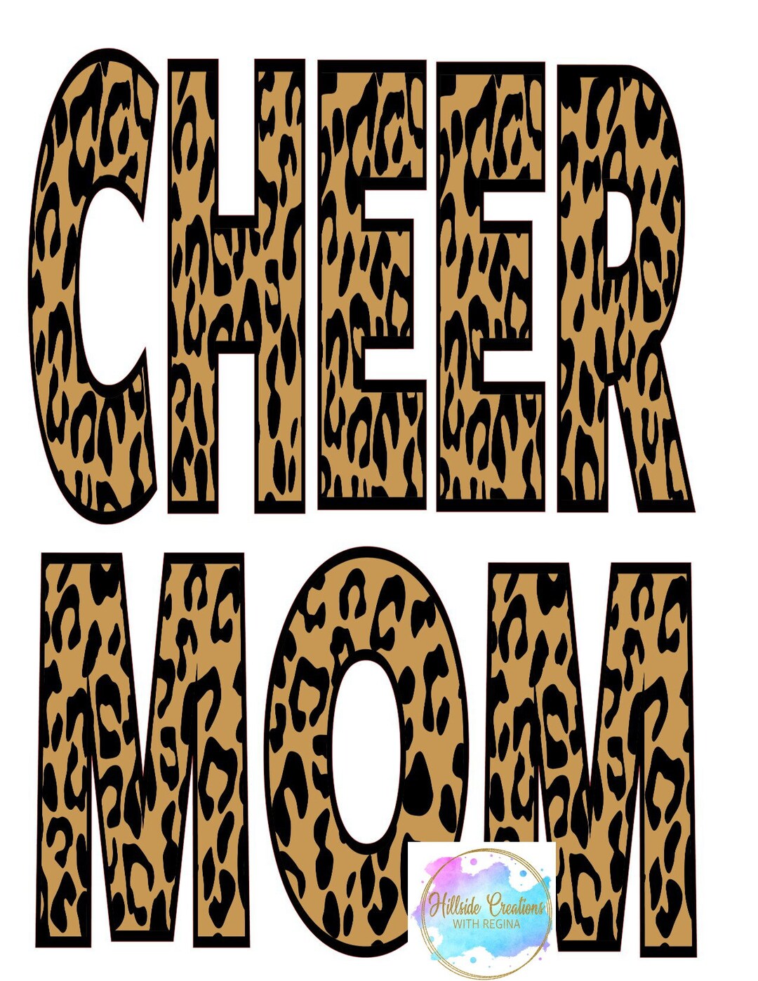 Cheer Mom Leopard Ready to Print Transfer - Etsy