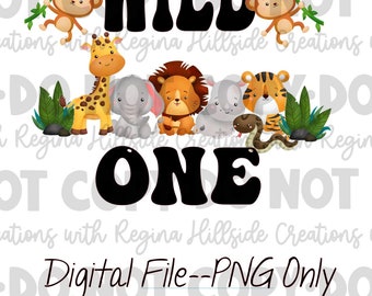 Girls' Wild One Jungle Theme, Jungle Animals Printables, Pink Wild One ...
