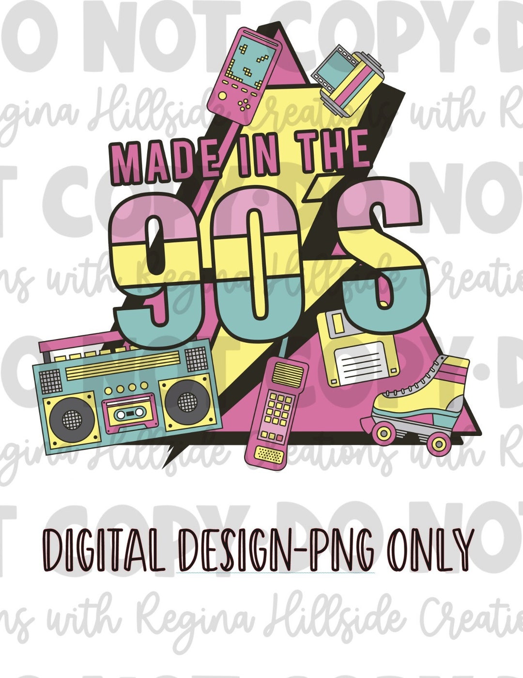 Made in the 90's Digital Download--png, 90's, 90's Mom, Nineties - Etsy