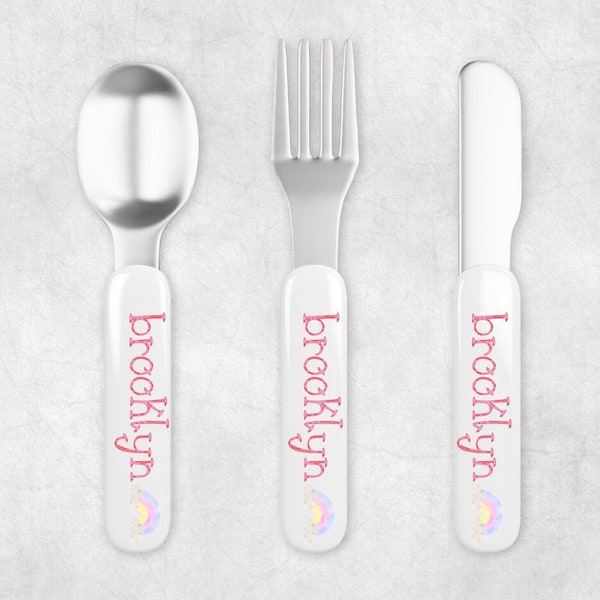 Kids Fork and Spoon Set - Etsy