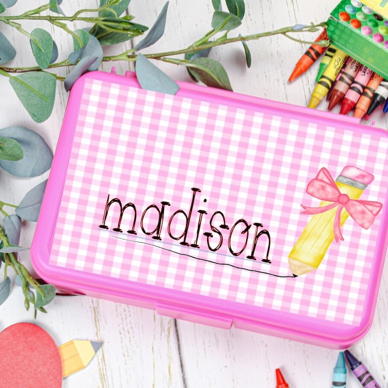 Preppy Pencil Case - Etsy