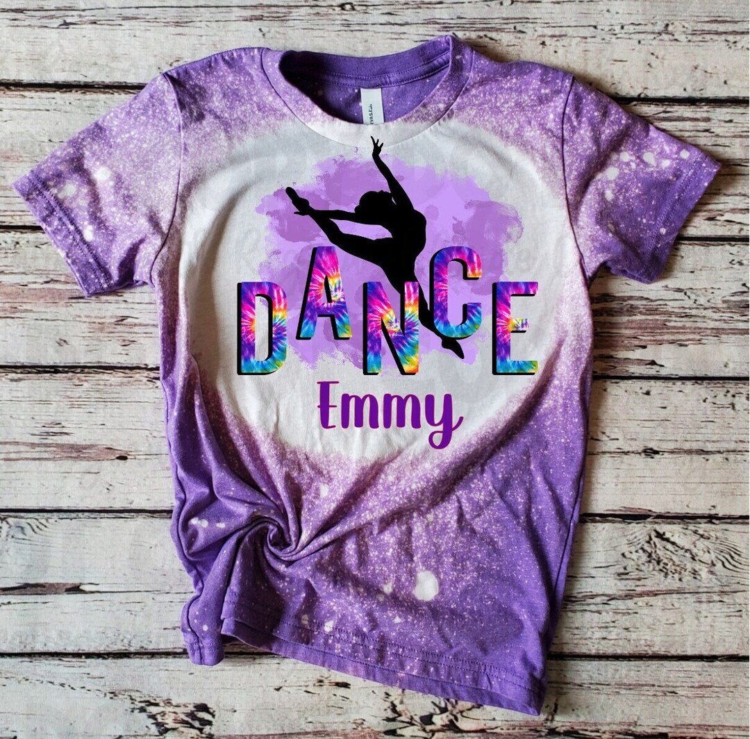 Childs Bleached Dance Teedance Tie Dye, Dance Shirt, Dance Life, Dancer ...