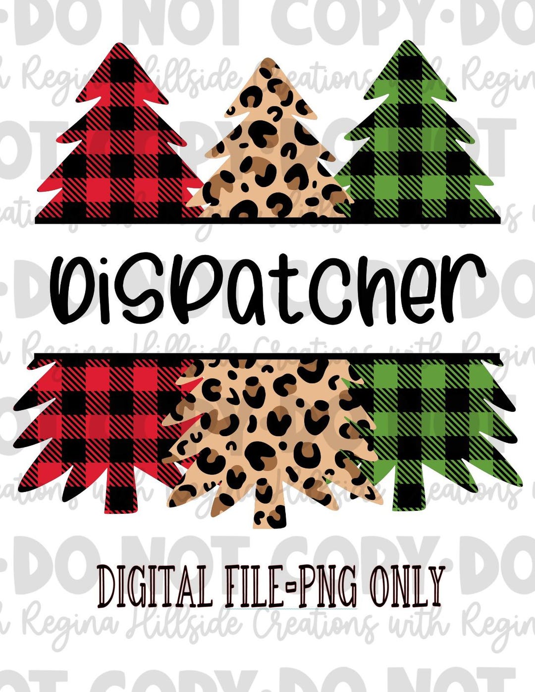 Christmas Trees Dispatcher Digital Download--png, Christmas, Merry ...