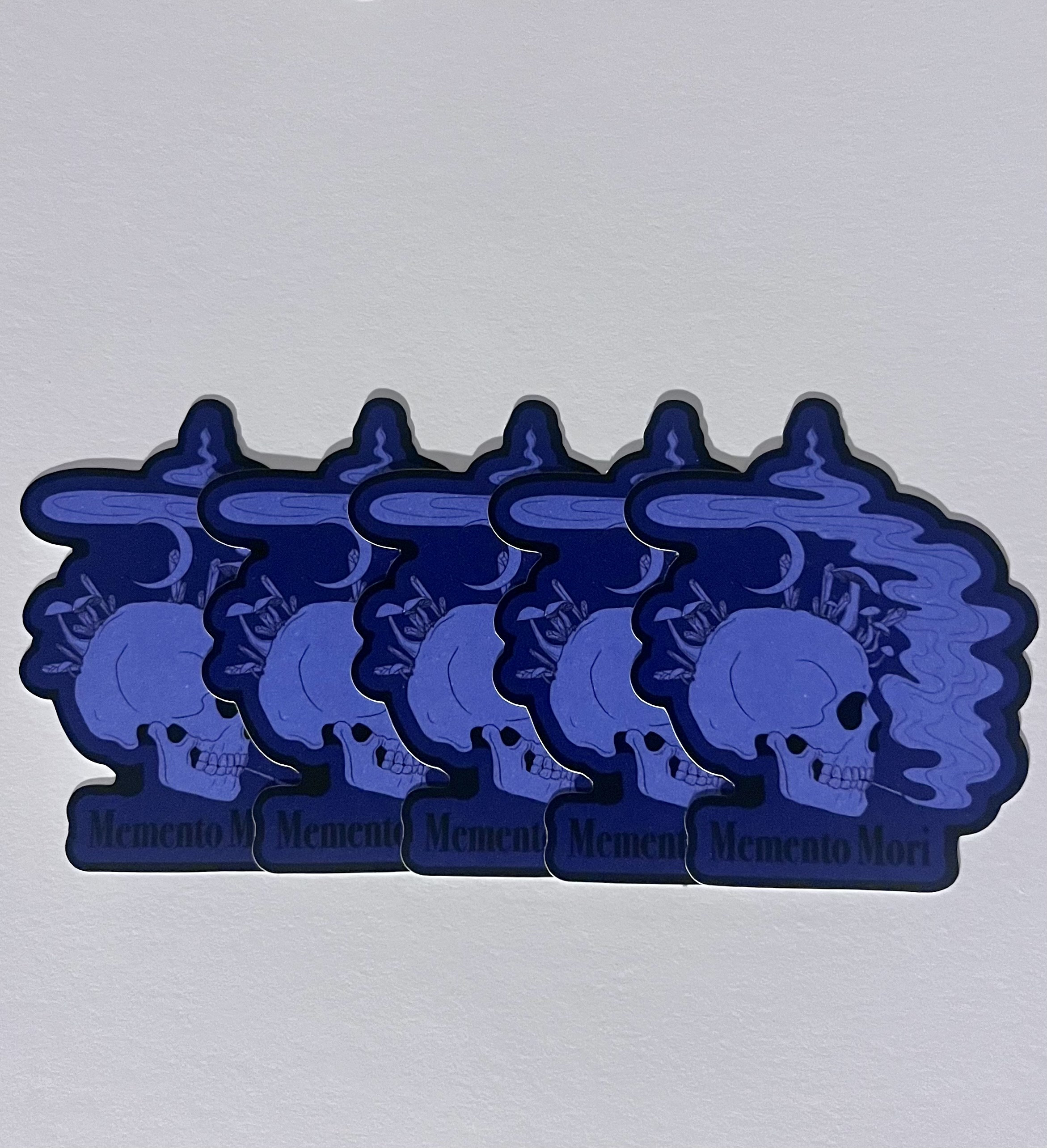 Memento Mori Skull Sticker - Etsy