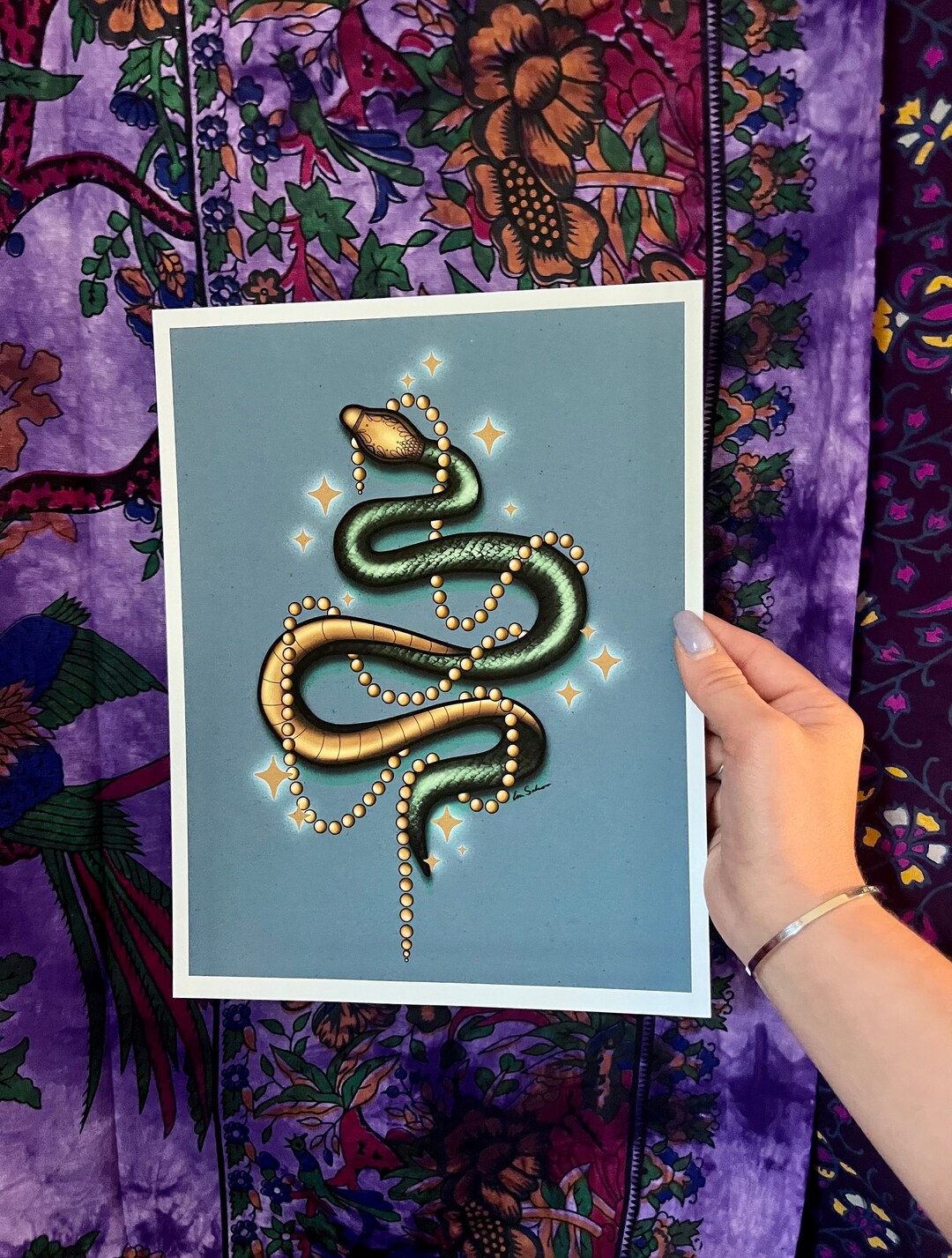 Snake Charmer Print - Etsy