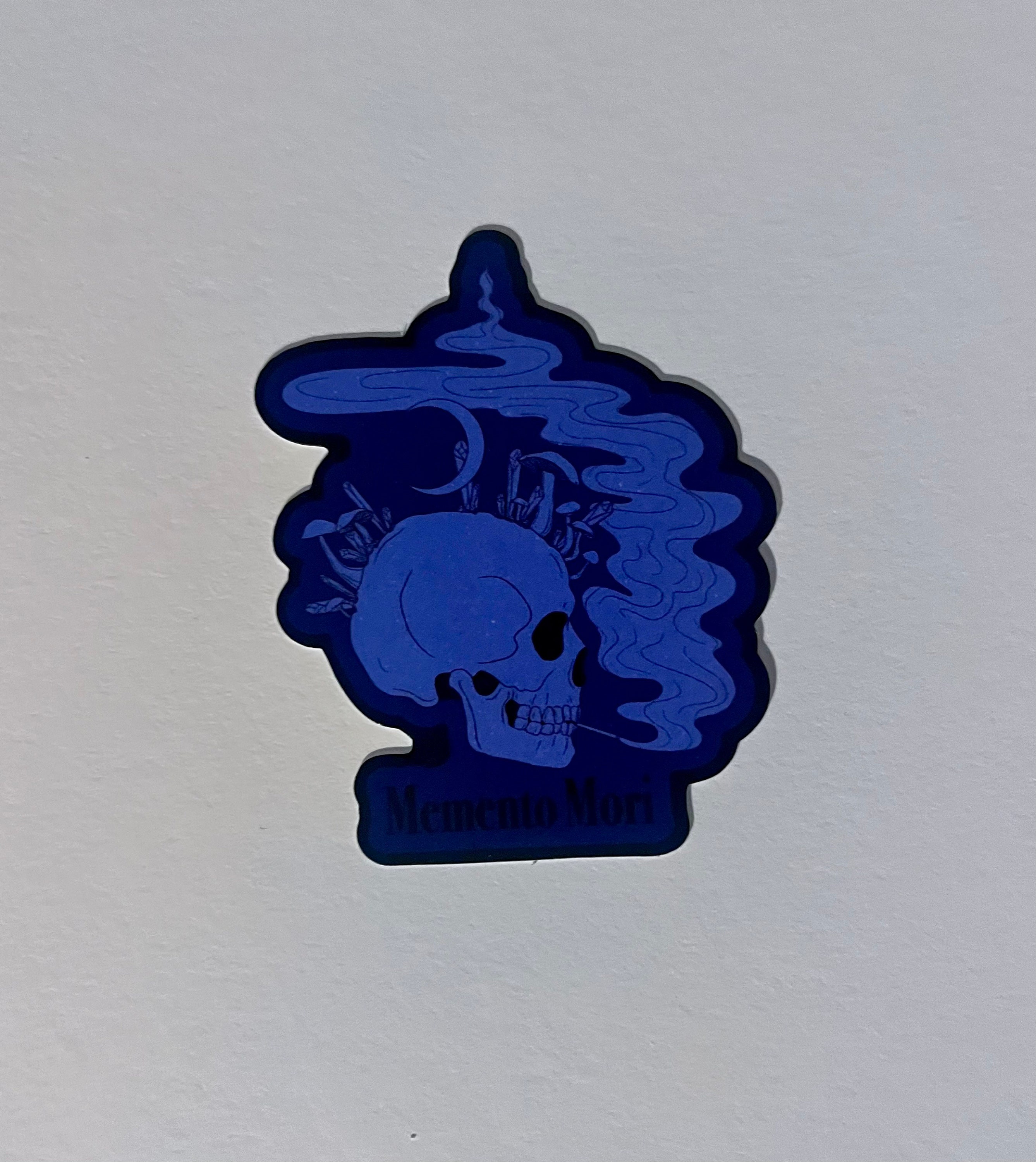 Memento Mori Skull Sticker - Etsy