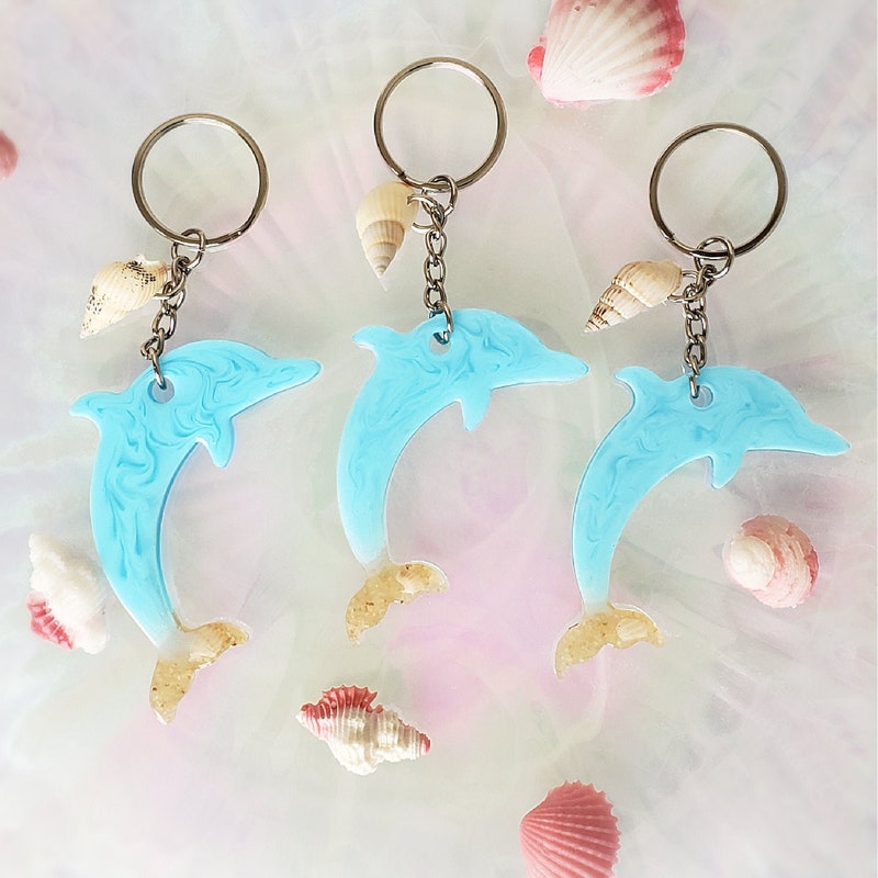 Sea Shell Keychain - Etsy
