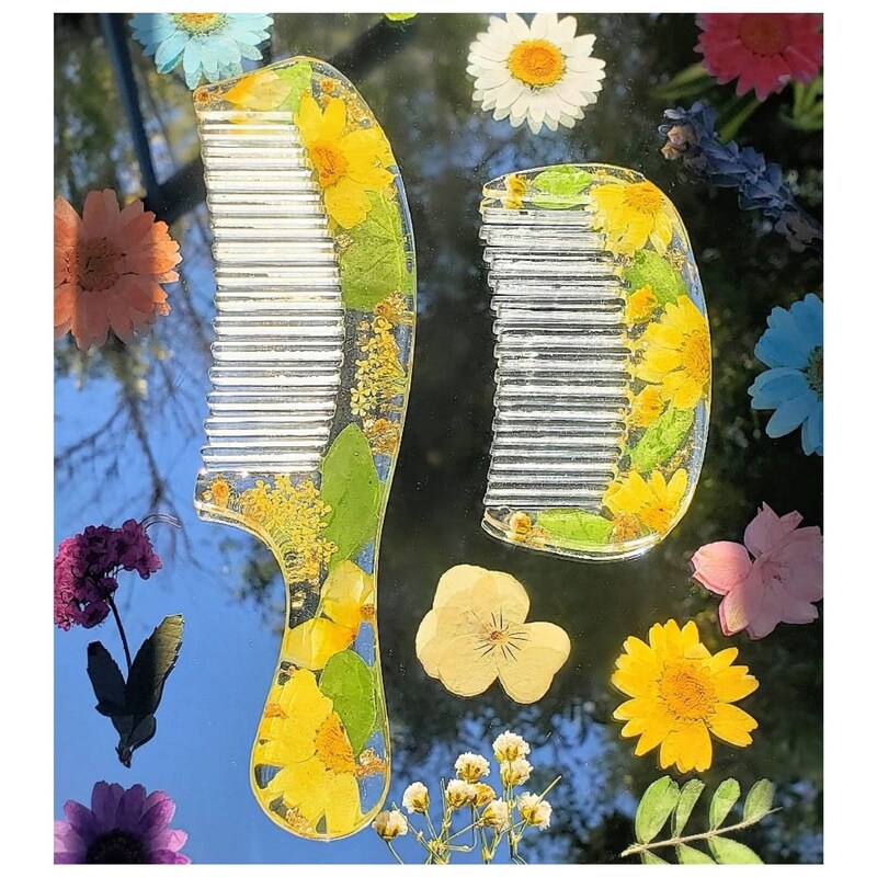 Flower Comb - Etsy