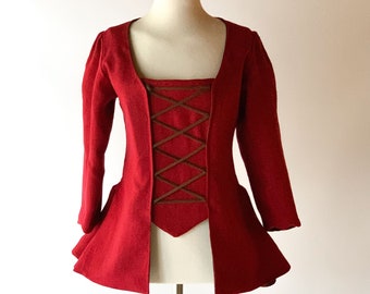 Linen Colonial Jacket - Etsy