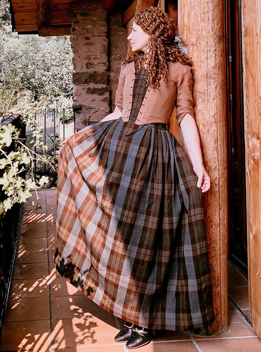 Authentic Outlander Dress Claire Fraser Costume in Toffee - Etsy