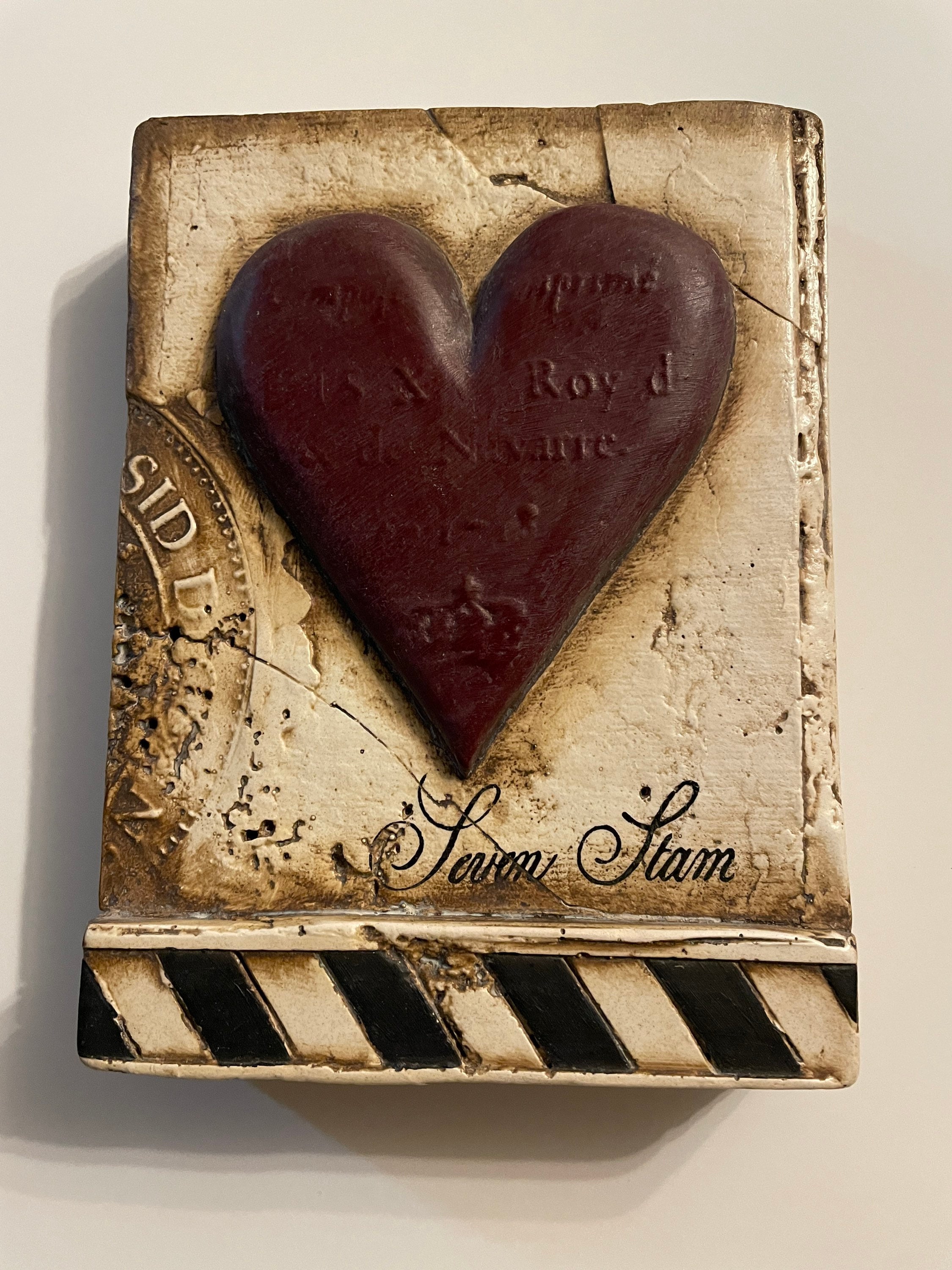 Sid Dickens Memory Tile T175 Seven of Hearts Wall Decor - Etsy
