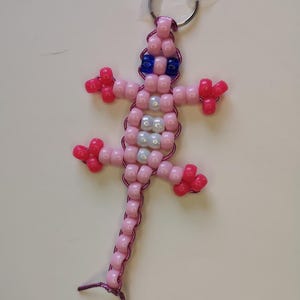 Beaded Lizard Keychain DIY Kit - Etsy